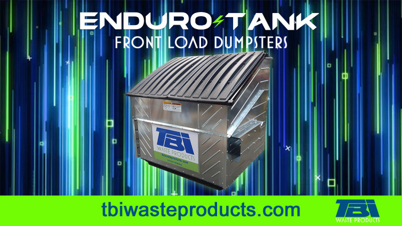 ENDURO-TANK FRONT LOAD 4YD OR 6YD DUMPSTER (FL-7200-ET) – TBI Waste ...